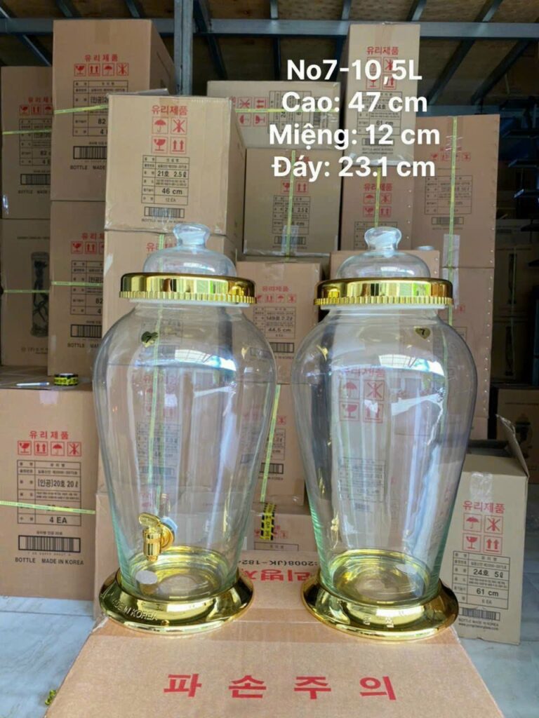 Bình Hàn Quốc 10,5L mã số 7 có vòi
